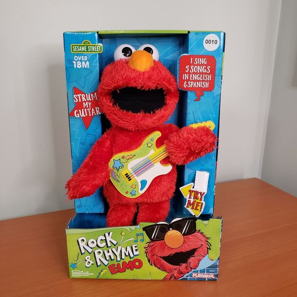 Playskool | Toys | Sesame Street Rock Rhyme Elmo Talkssings ...